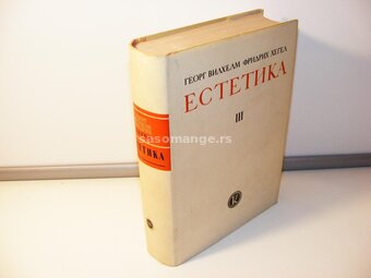 ESTETIKA 3 Georg Vilhelm Fridrih Hegel