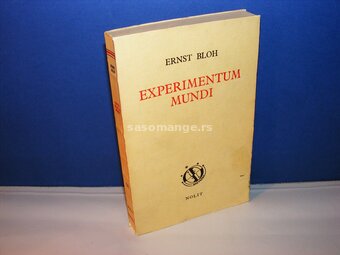 ernst bloh - experimentum mundi