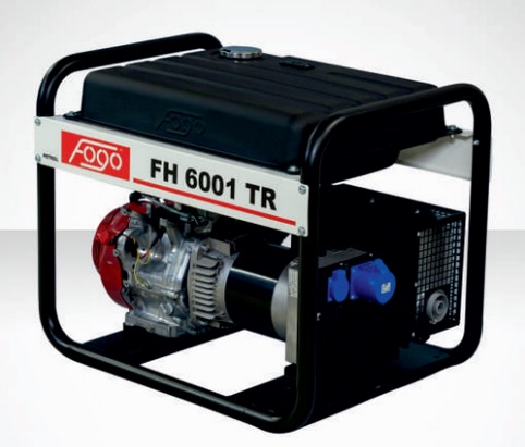 FOGO agregat FH 6001 TR, 6.2kW, 230V, rezervoar 45L, ručni start, DVR, honda motor