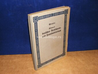 Kleines deutsches Rechtschreib und Fremdworterbuch 1924