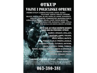 Otkup Vojne i Policijske Opreme