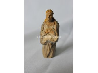 Stara Drvena Figura, Žena Koja Se Moli