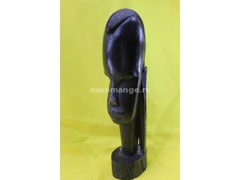 Stara Masivna Drvena Ženska Afrička Figura, Raritet