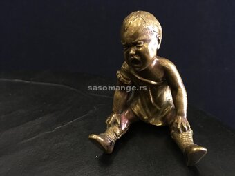 Stara Figura Uplakano Detе, Bronza, Jugendstil