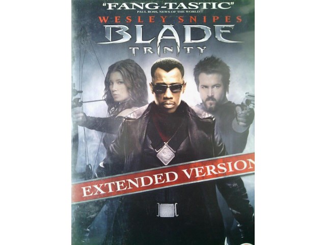 DVD  BLADE  TRINITY  EXTENDED  VERSION