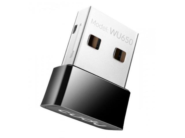 Cudy WU650 AC650 Wi-Fi Dual Band 2.4+5Ghz USB MINI Adapter, 2dBi longe range, Soft AP (Alt.U9)