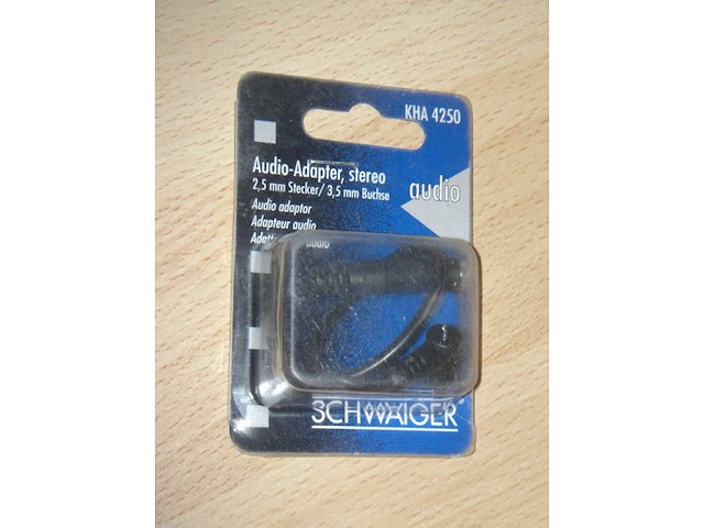 Audio stereo adapter KHA-4250 sa 2,5mm na 3,5mm