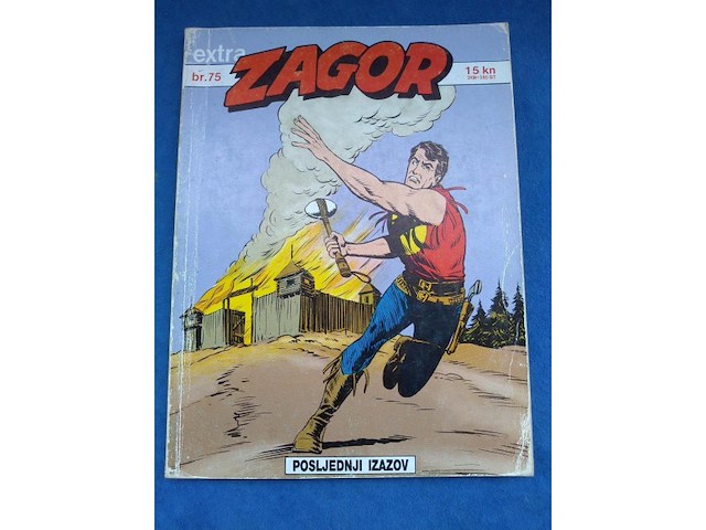 ZAGOR EXTRA 75 –  POSLJEDNJI IZAZOV  – SLOBODNA DALMACI