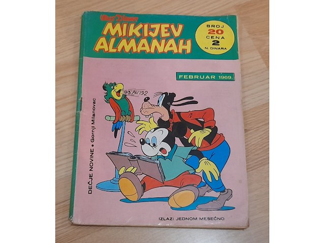 Mikijev almanah #20, Kompletan strip iz 1969
