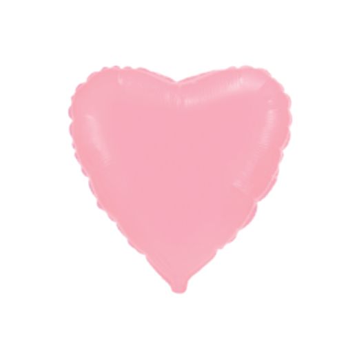 Srce svetlo roze 9″
