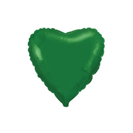 Srce zeleno 9″