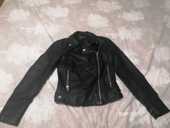Crna kozna jakna