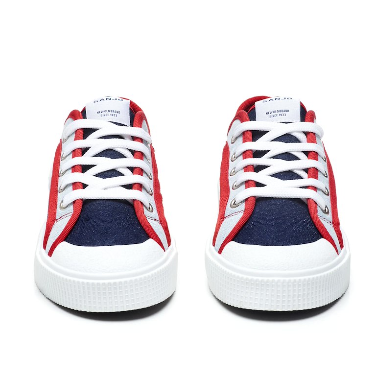 SANJO K200 // DENIM & RED