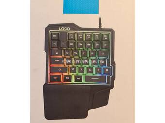 Gejmerska tastatura za jednu ruku sa RGB osvetljenjem