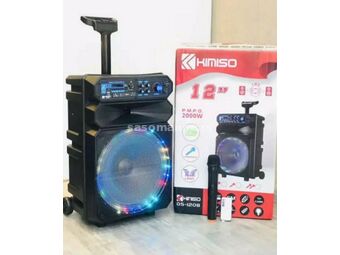 Bluetooth prenosni karaoke zvučnik 100W - Kimiso 1208