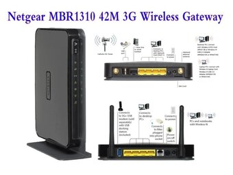 Netgear MBR1310 3G 42mbps Wireless Router / izmenjive Anten