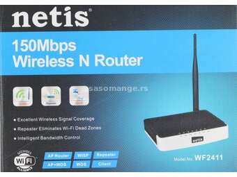 Netis 2411 REPETITOR , Ruter AP Client , konektor za Antenu