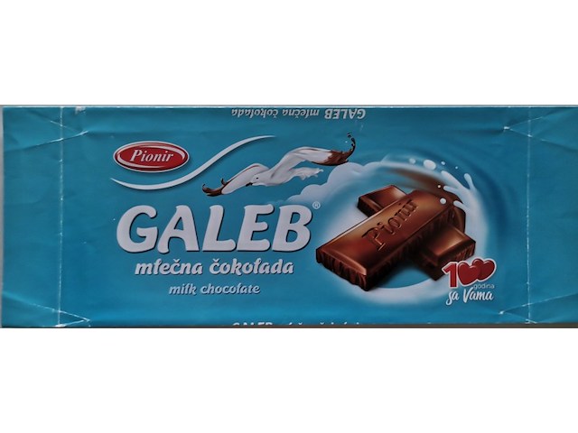 Galeb Pionir mlečna čokolada