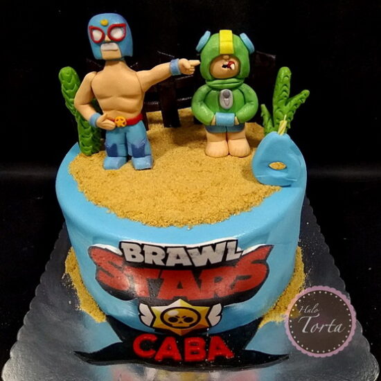 Brawl Stars torta sa 2 figurice