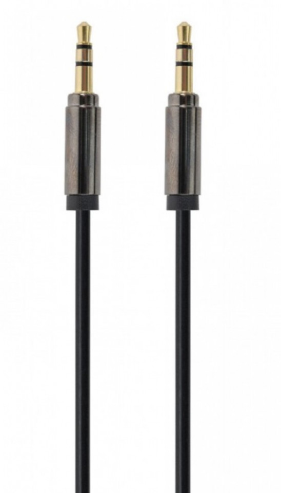Audio kabl produžni 3,5mm muški RJA na 3,5mm muški RJA, dužina 1,8 m, Gembird CCAP-444-6, pozlaćeni
