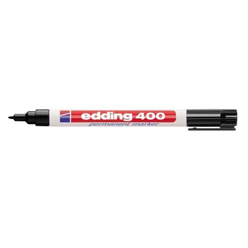 Marker permanent E-400 1mm crna Edding