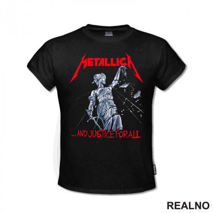 METALLICA - AND JUSTICE FOR ALL - MUZIKA - MAJICA