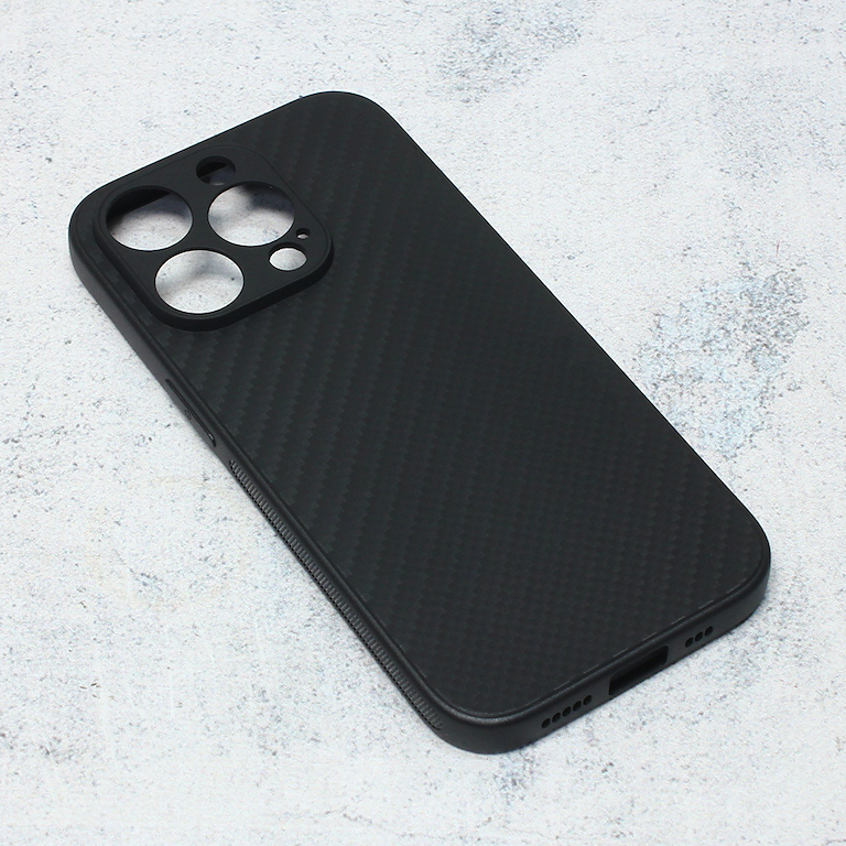 Maska(futrola) Carbon fiber za iPhone 14 Pro 6.1 crna
