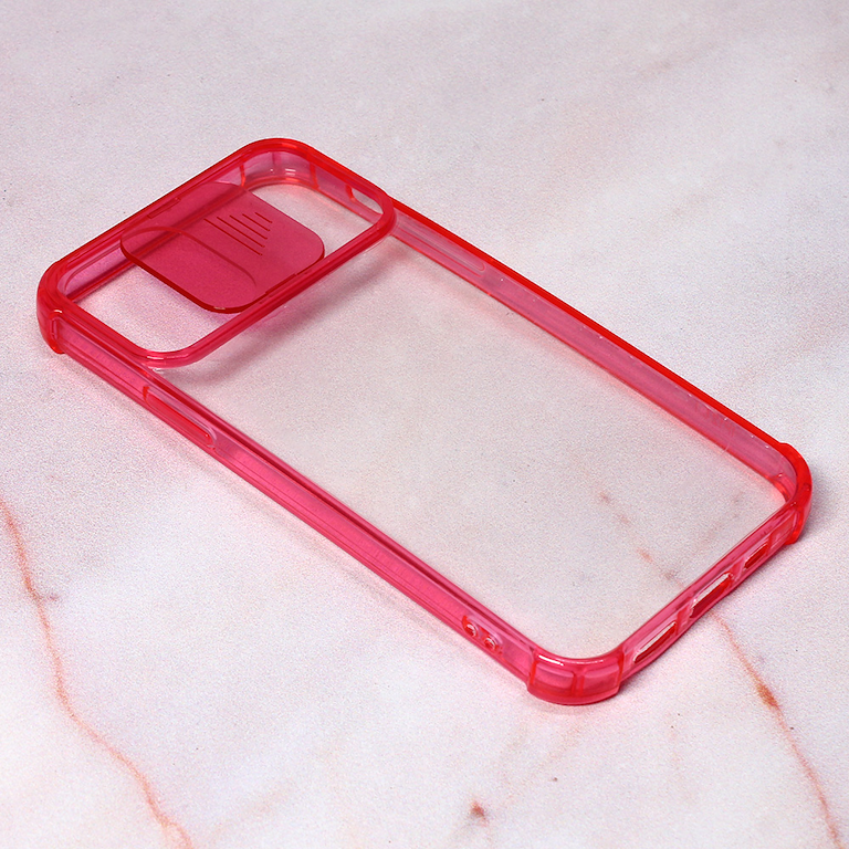 Maska(futrola) Ice Cube Camera za Iphone 12 6.1 roze