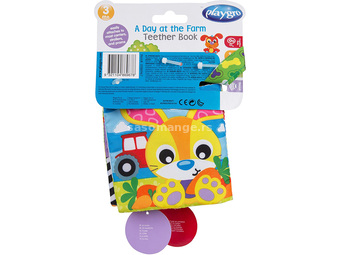 Playgro Bebi knjiga-glodalica Farma 23940