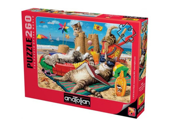 Anatolian Puzzle Cats on the beach 260 pcs 133228