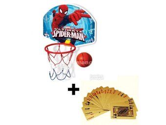 VG AKCIJA: Set Za KOŠARKU Spiderman + Karte GOLD