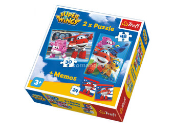 Slagalica 2u1 i Memos Super Wings 12-906356