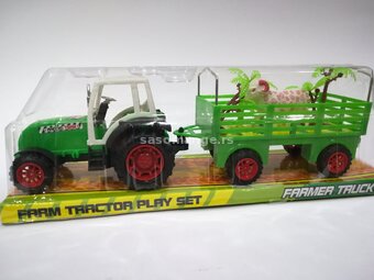 Igracka traktor sa prikolicom NOVO