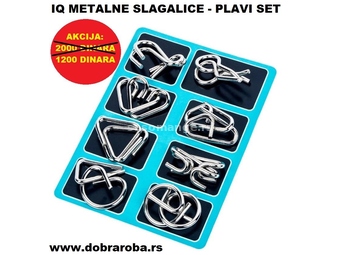 IQ metalne slagalice - PLAVI SET