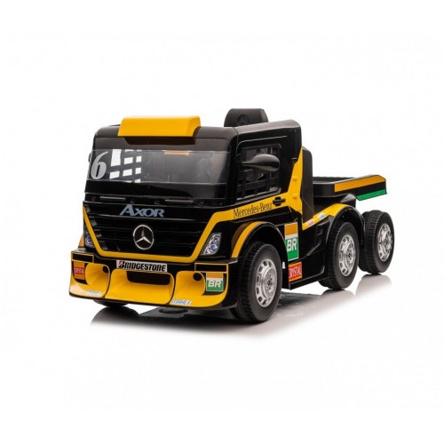 Kamion sa prikolicom Mercedes Benz na akumulator model 283 žuti