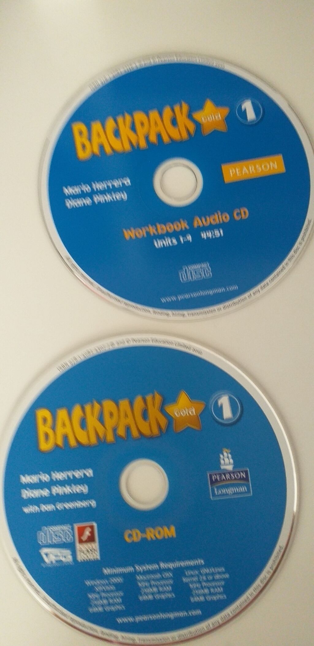 Backpack CD + Workbook Audio CD PEARSON
