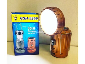 Solarni fenjer i baterijska led lampa [GSH 9299]