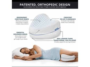 Jastuk za lezanje izmedju nogu, ortopedski - Memorijska pena