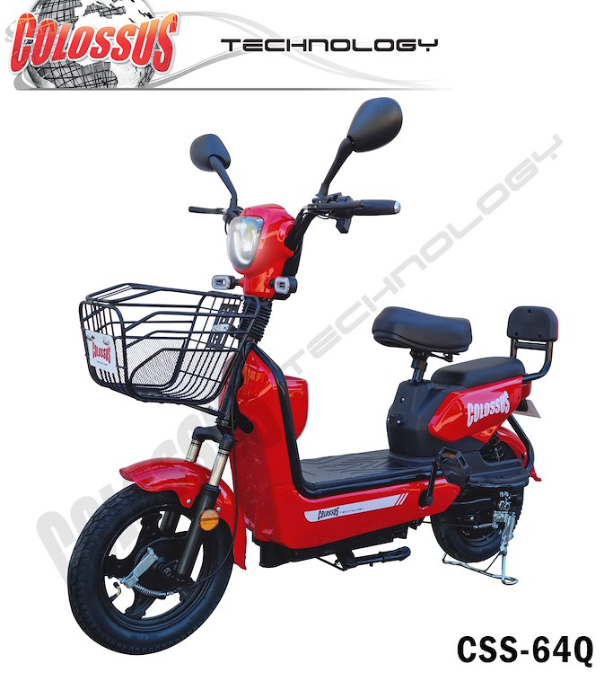 COLOSSUS Električni bicikl CSS-64Q crvena