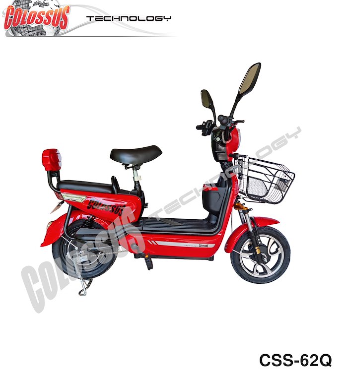 ELEKTRIČNA BICIKLA SCOOTER CSS-62Q crvena