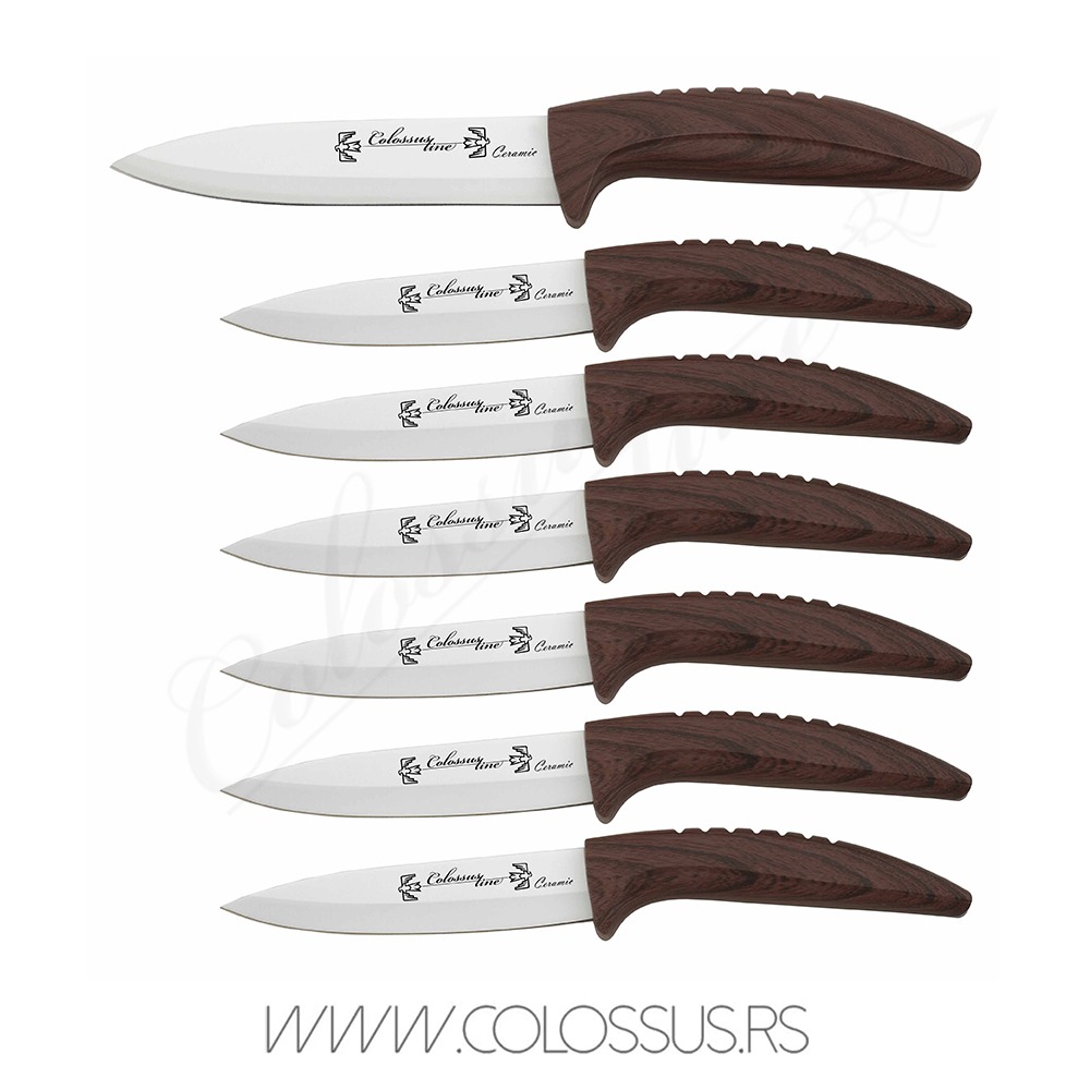 SET KERAMIČKIH NOŽEVA 7 PCS. CL-39 COLOSSUS LINE