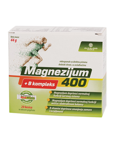 MAGNEZIJUM 400+B COMPLEX