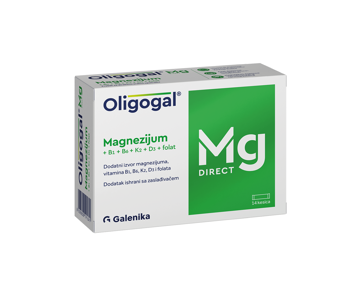 OLIGOGAL Mg DIRECT PRAŠAK ZA ORALNU UPOTREBU