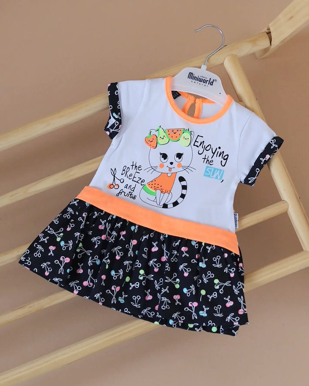 Letnja haljinica za bebe MiniWorld „Maca“