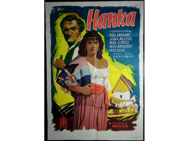 HANKA (1955) Alfred Lehner FILMSKI PLAKAT