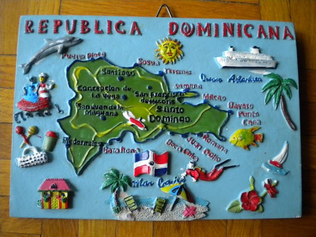 DOMINIKANSKA REPUBLIKA REPUBLICA DOMINICANA, suvenir