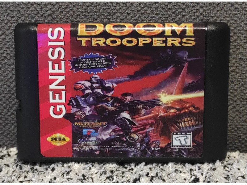 Mutant Doom Troopers - Sega mega drive 2