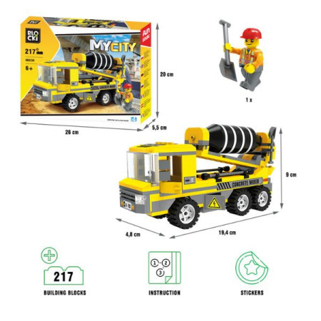 Kocke blocki - kamion mešalica ( 76/0226 )