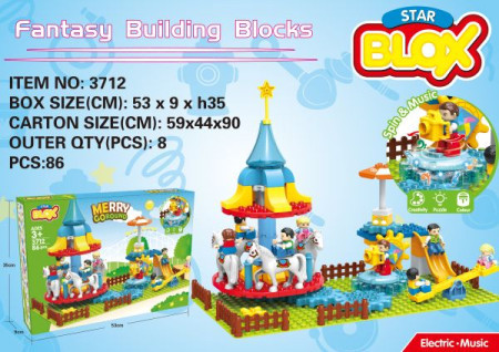 Kocke - zabavni park 86 pcs ( 32/08042 )