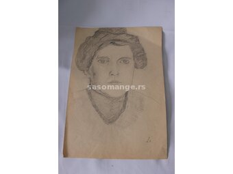 Ženski Portret III, Crtež 45 x 31.5